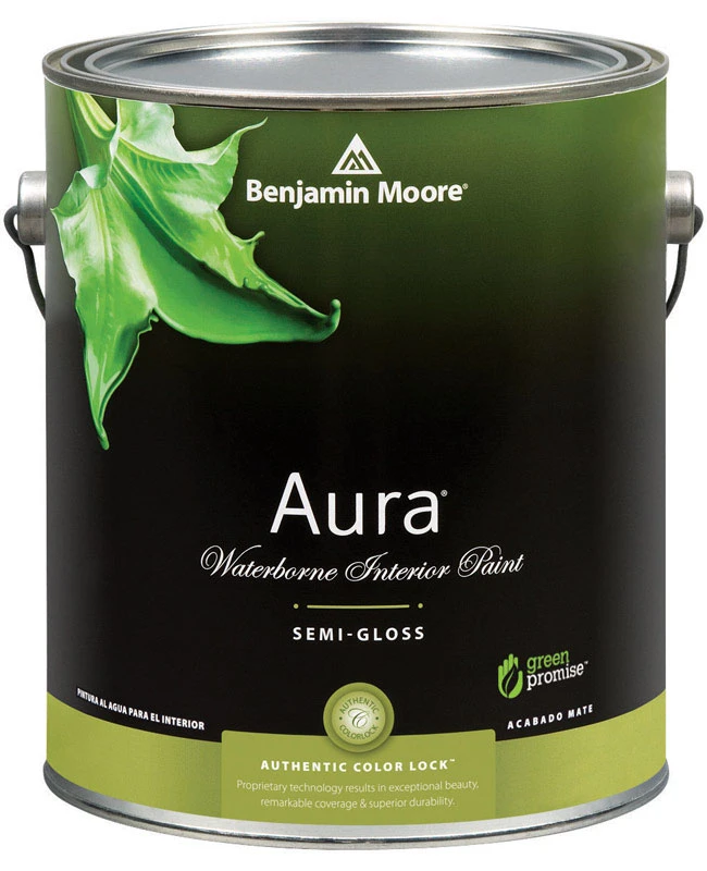 Benjamin Moore paints Aura Semi-gloss Interior Paint And Primer, 1 ...