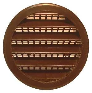 Orgill Plb-100 Round Plastic Screen Louver, 1 Inch, Brown, Moisture ...
