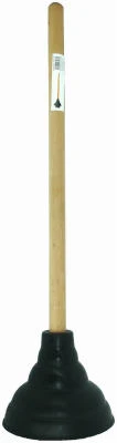 ACE TRADING - PLUNGERS Power Toilet Plunger With 21" Wood Handle And 6 ...