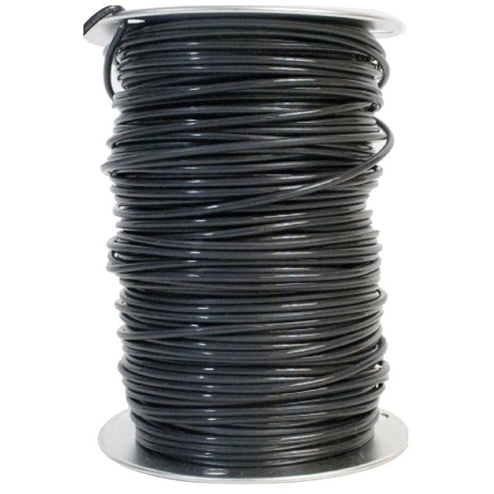 Southwire 10-AWG Solid Black Copper THHN Wire (By-the-Foot) | Fisk Farm ...