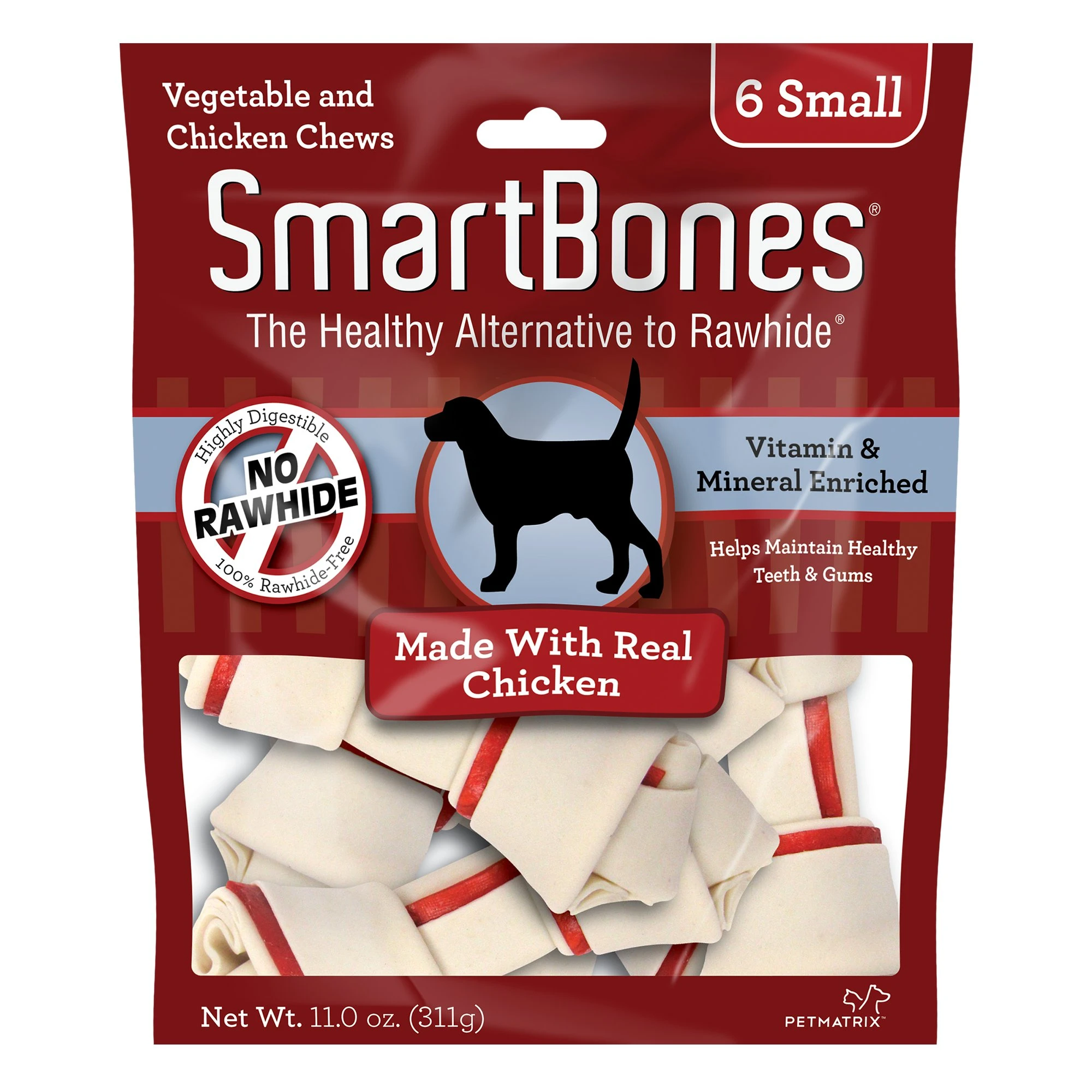 SmartBones No-rawhide Chicken Small Dog Chews, 6 Pack - Healthy Treats ...
