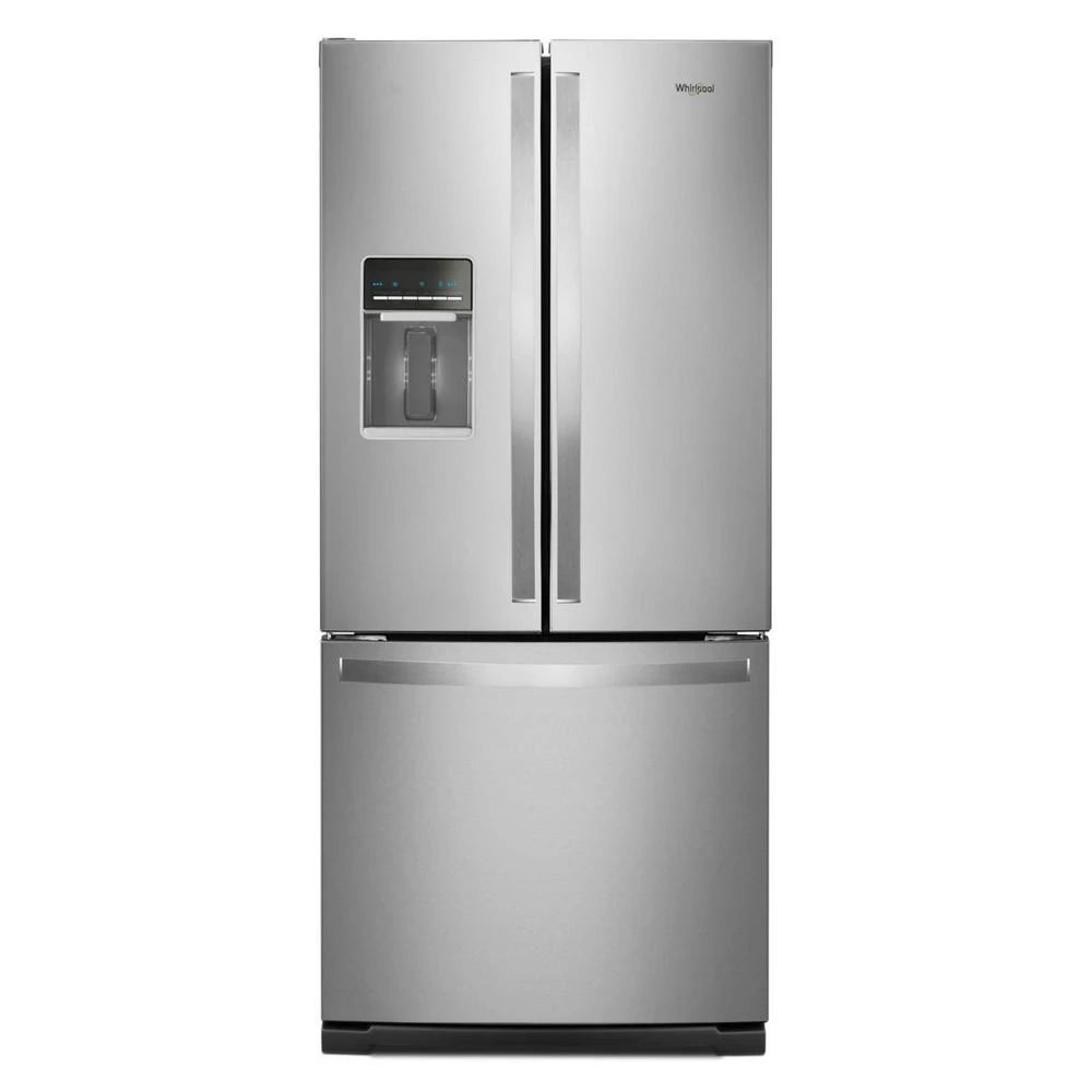 Whirlpool 19.7 Cu. Ft. French Door Refrigerator With Ice Maker ...