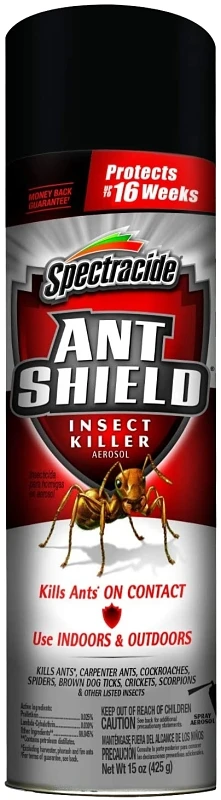 Spectracide Ant Shield 15 Oz. Aerosol Spray Ant Killer - Effective ...