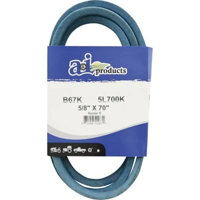 A & I Products 5/8" X 70" Kevlar V-belt - Model B67k-5l700k For Farm ...
