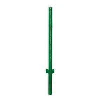 AMERICAN POSTS LLC 7 In. Heavy Duty Fence Post, Model Gzl100077, Green ...