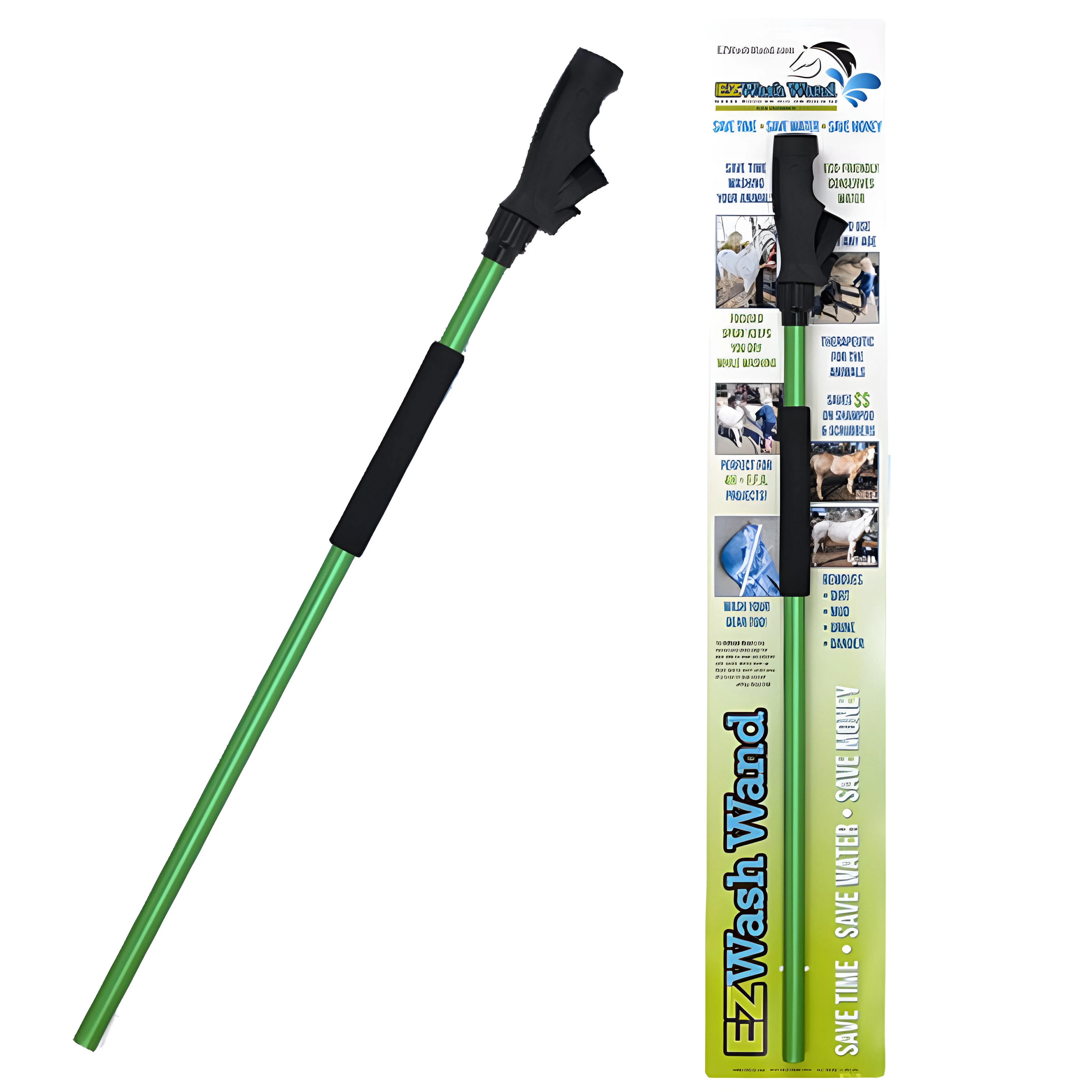 Ez Wash Wand For Animals, Green - Lightweight, Adjustable, Eco-friendly ...
