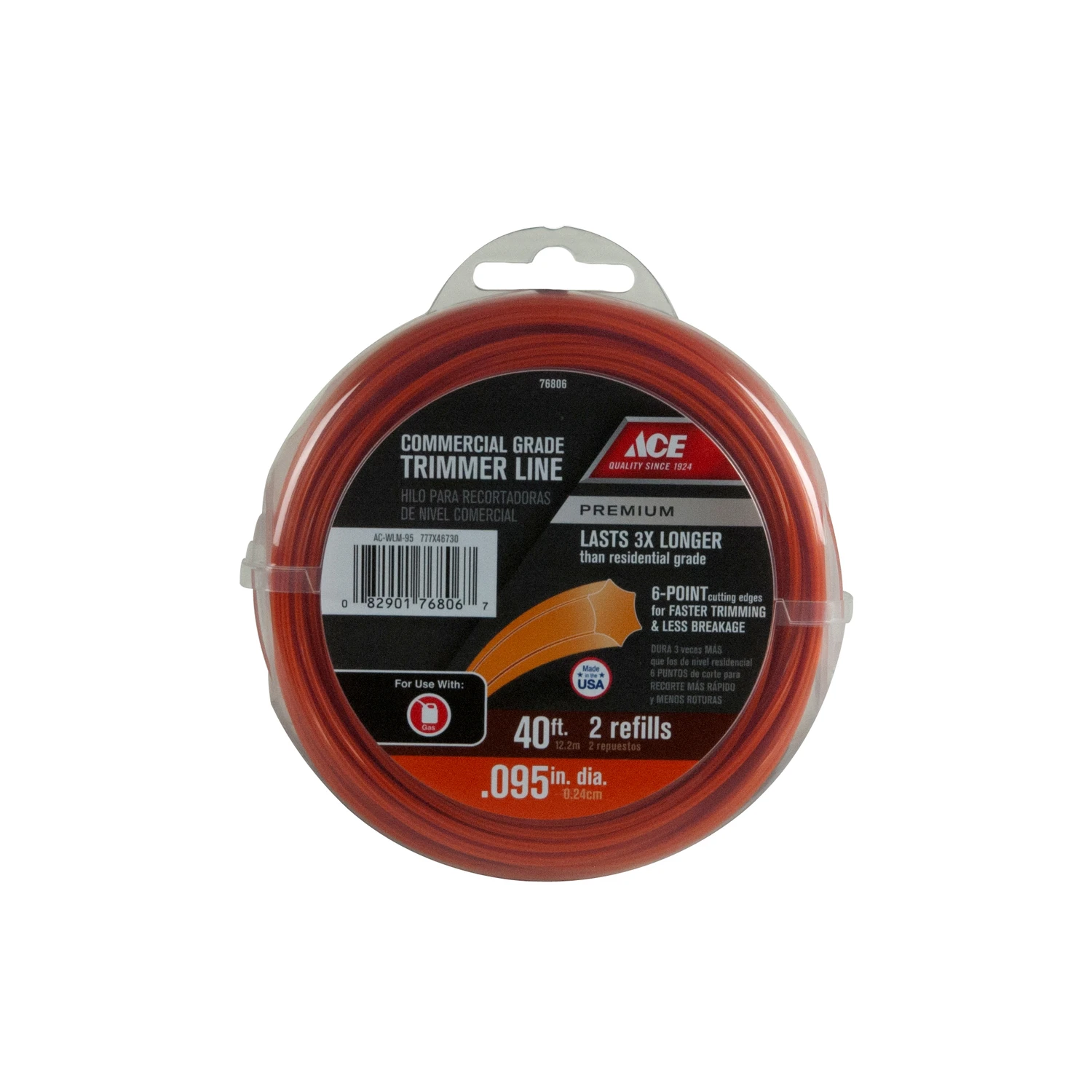 MTD PRODUCTS CO Commercial Grade 0.095 In. Diameter X 40 Ft. Length ...