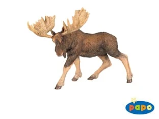 HOTALING IMPORTS 50065 Standing North American Moose Toy Figurine ...