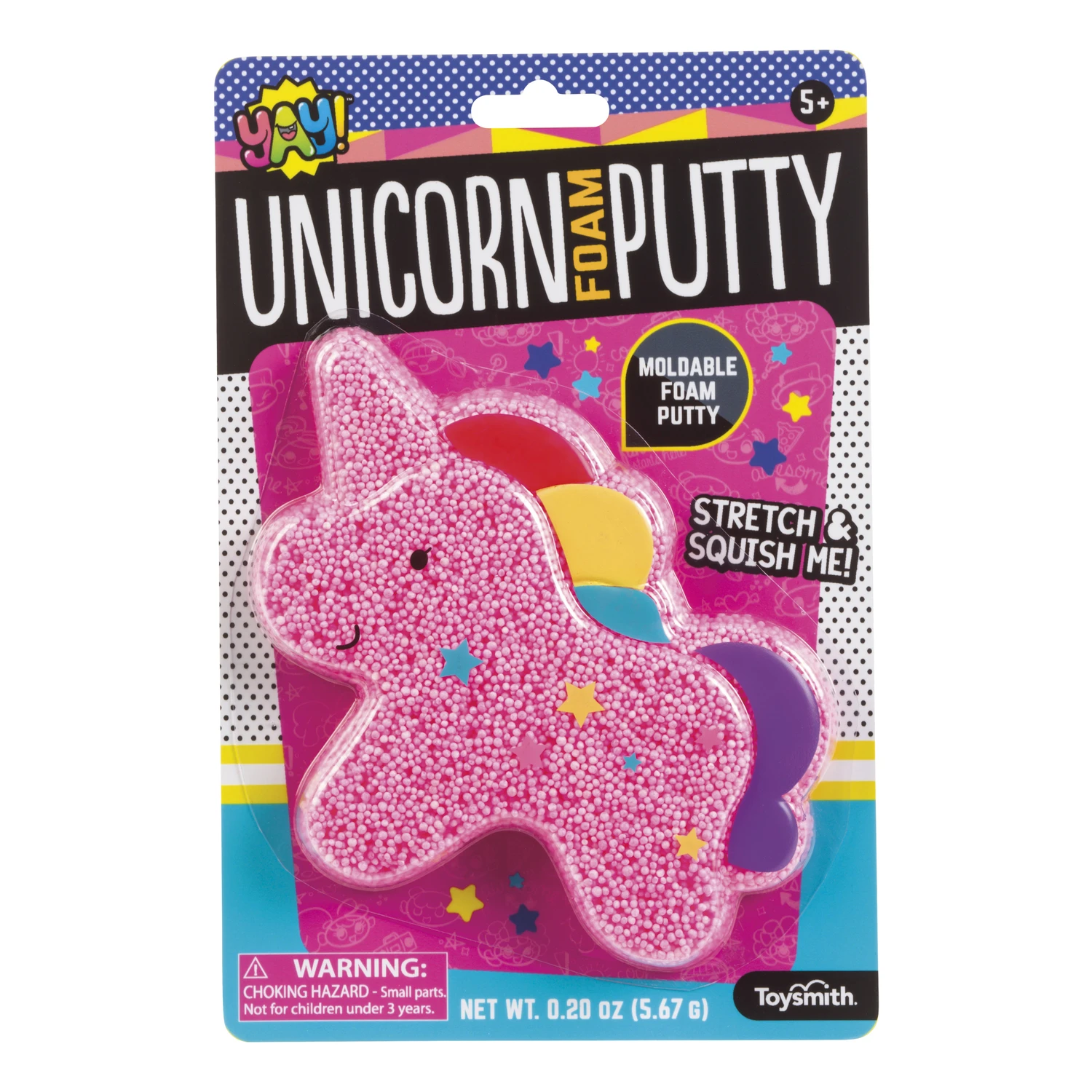 Toysmith Yay Unicorn Foam Putty - Pink Play Foam For Creative Fun | Klem's