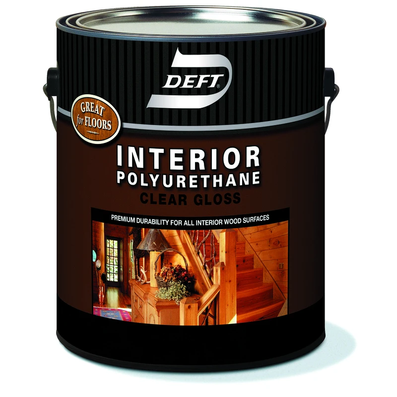 Deft Interior Polyurethane Gloss Clear Finish 1 Quart For Wood Surfaces ...