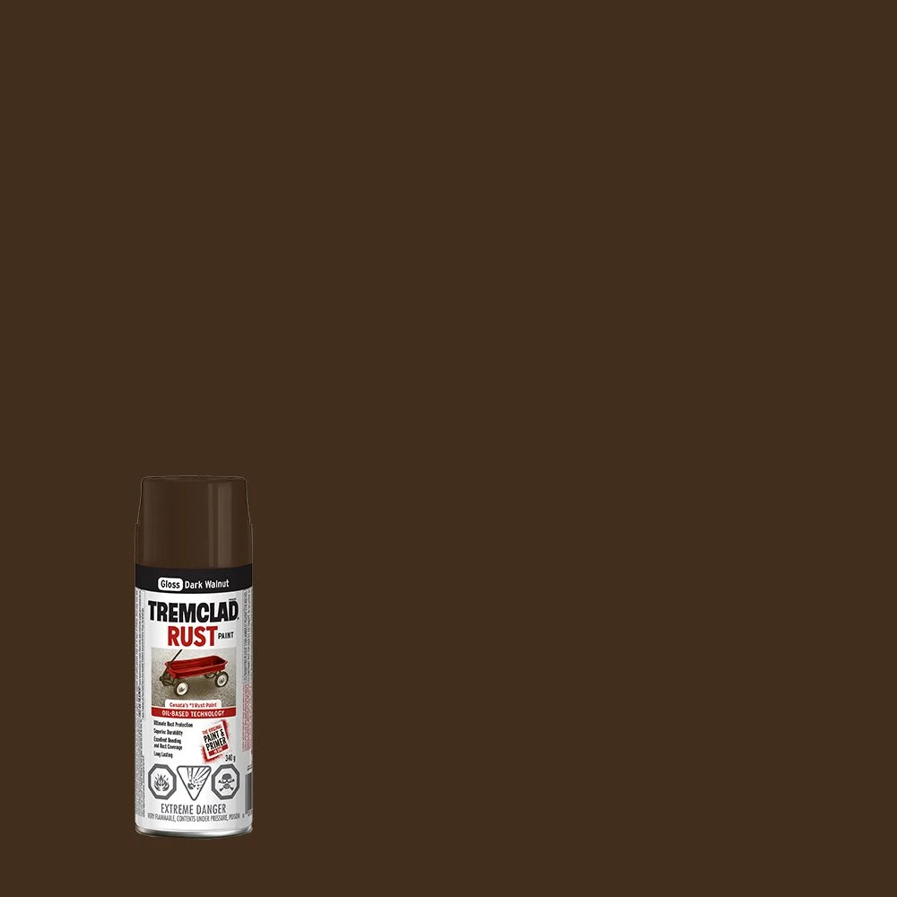 Rust-Oleum Rust-oleum Tremclad Dark Walnut Oil-based Rust Paint Spray ...