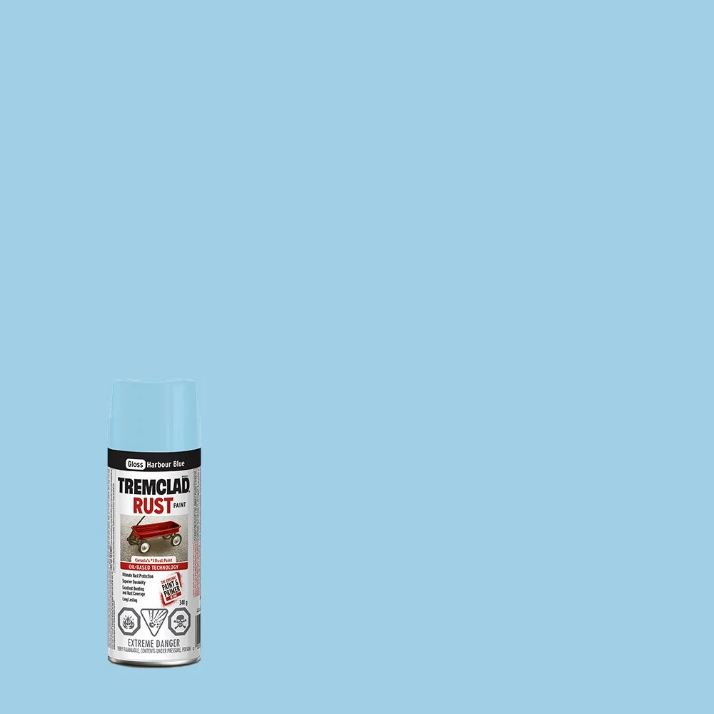 Rust-Oleum Rust-oleum Tremclad Oil-based Rust Paint Spray In Harbour ...