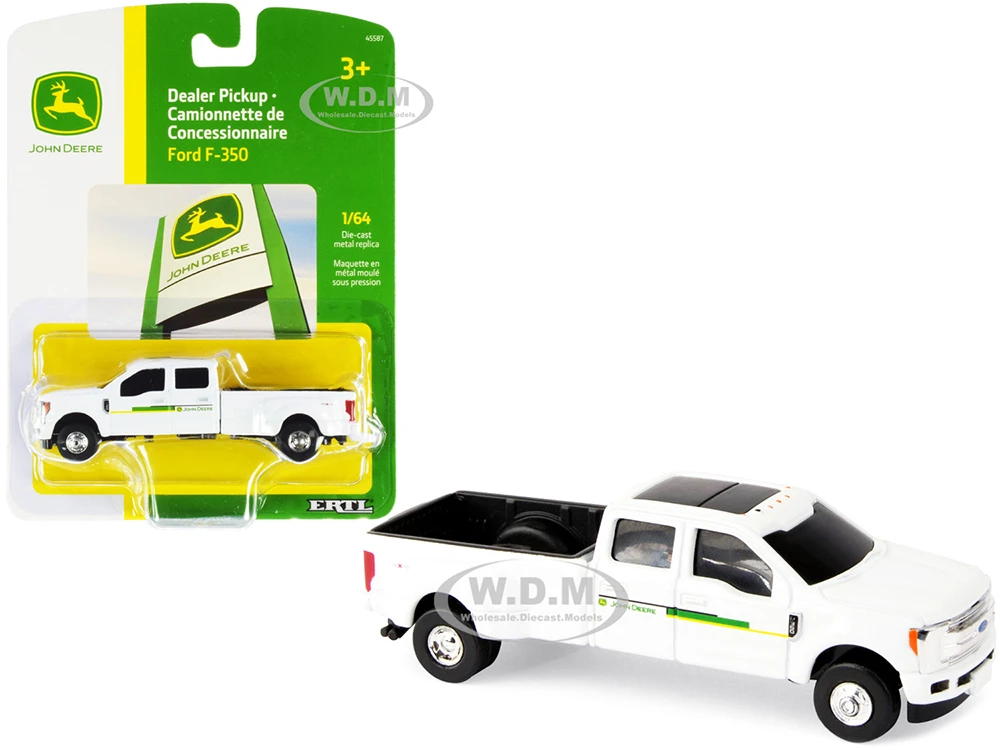 John Deere 1/64 Scale Ford F350 Dealership Pickup Toy Diecast Model ...