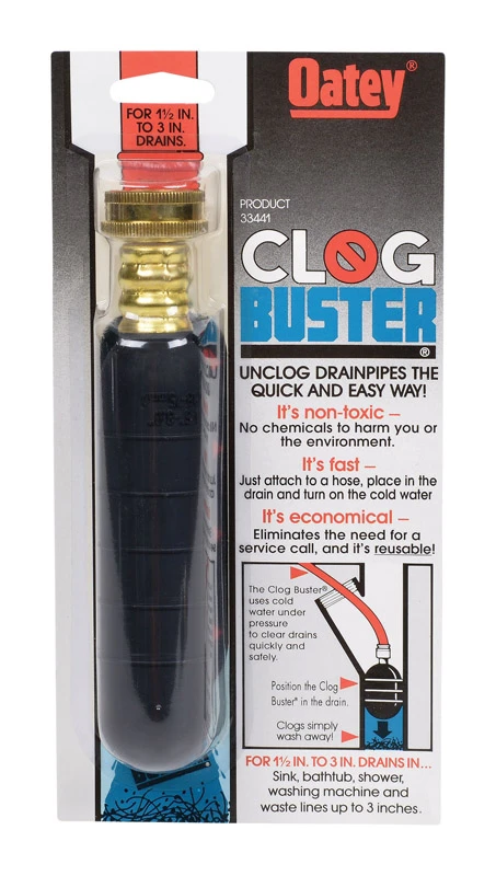 Oatey Clog-buster Drain Cleaner For 1-1/2 To 3 Inch Pipes, Model 33441 ...