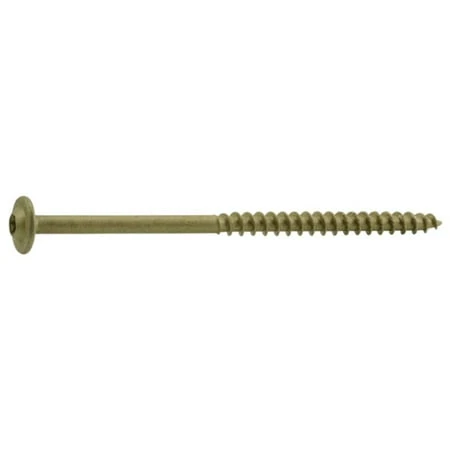 MIDWEST FASTENER CORP 5/16 X 5 In. Tan Xl1500 Saberdrive Star Drive Lag ...
