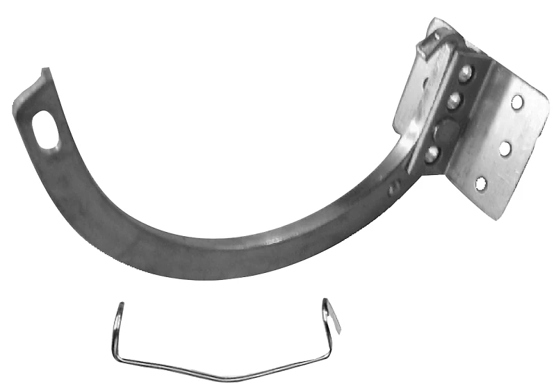 Amerimax #10 Galvanized Steel Half-round Hanger With Spring Clip, 5 In ...