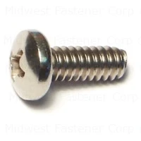 MIDWEST FASTENER CORP 10-24 X 1/2 Stainless Steel Phillips Pan Machine ...
