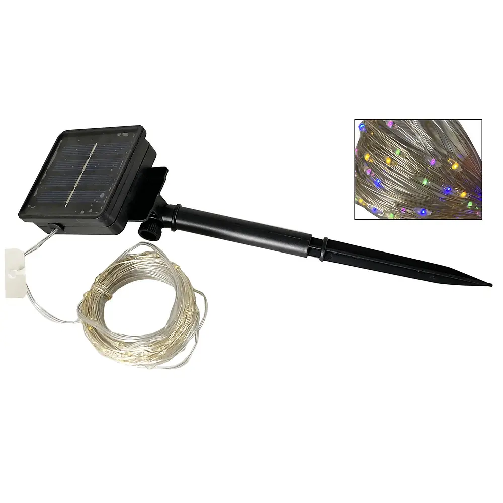 100L 10M MICRO LED W/SOLAR MULTI | Do It Center Dominica
