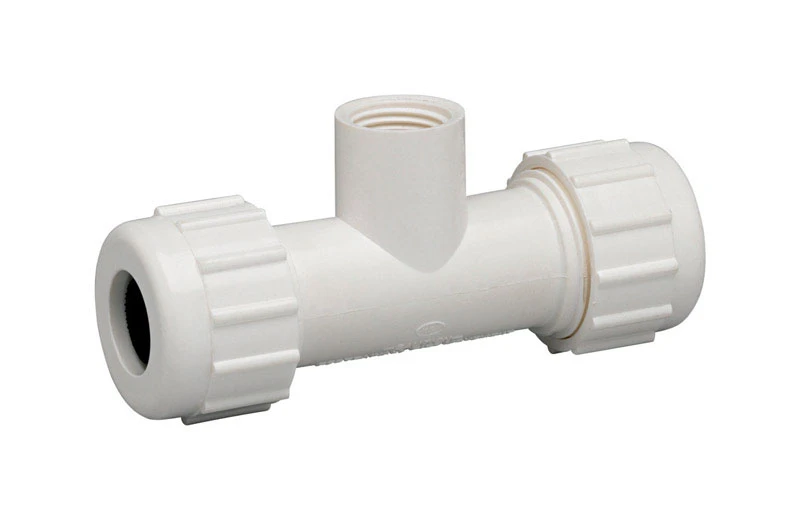 Homewerks Worldwide Homewerks 3/4 Inch Pvc Compression Tee Female ...