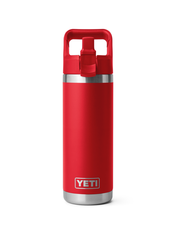 Yeti Rambler 18 Ounce Straw Bottle Rescue Red | Klem's