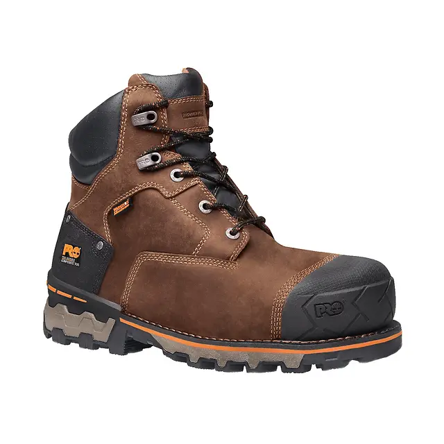 TIMBERLAND Men's Boondock 6" Waterproof Comp-Toe Work Boot SIZE 10.5 ...