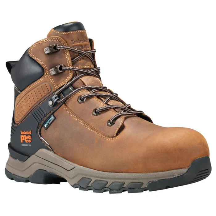 TIMBERLAND Men's Hypercharge 6" Composite Toe Waterproof Work Boot SIZE ...