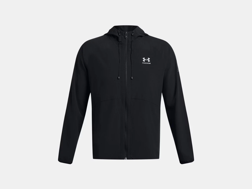 Under Armour Men's Ua Freedom Windbreaker Jacket Black Size EXTRA LARGE ...