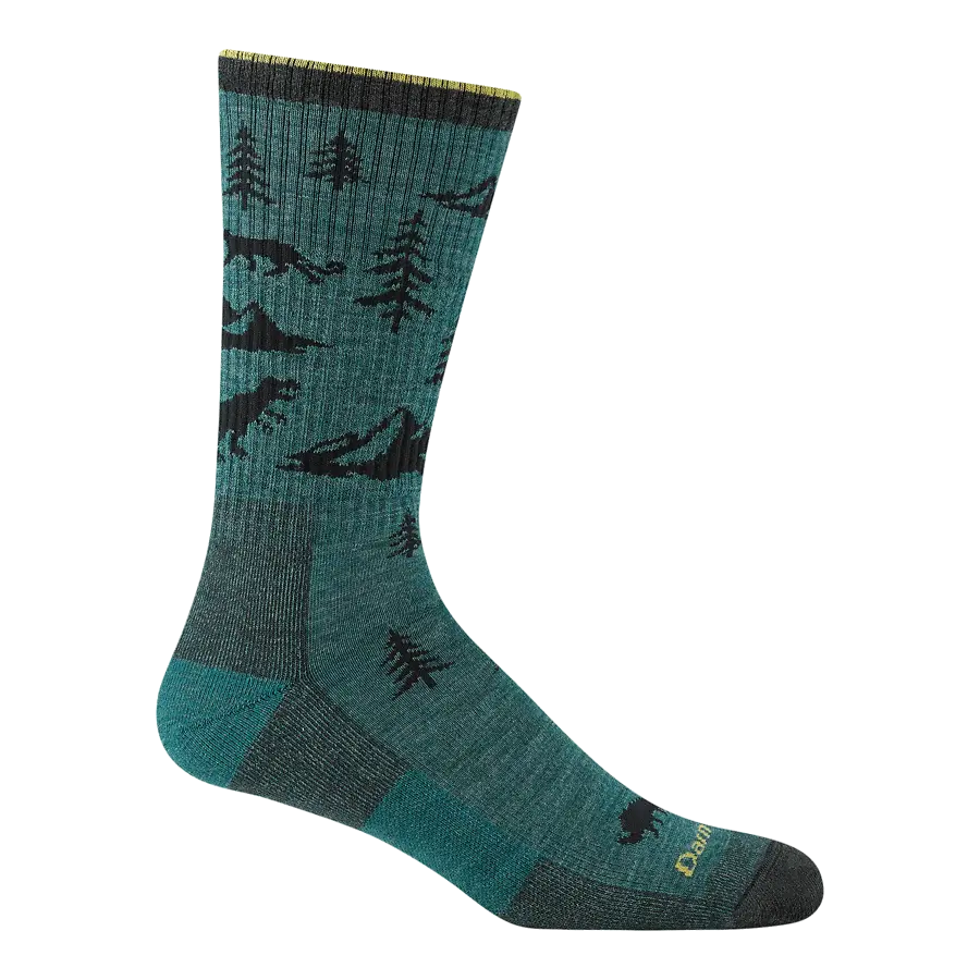 CABOT HOSIERY MILLS Men's Abc Boot Midweight Hiking Socks - Teal - Size ...