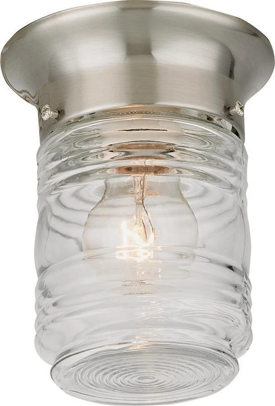 ORGILL, INC Hv-66919-bn Dimmable Brushed Nickel Porch Flushmount Light ...