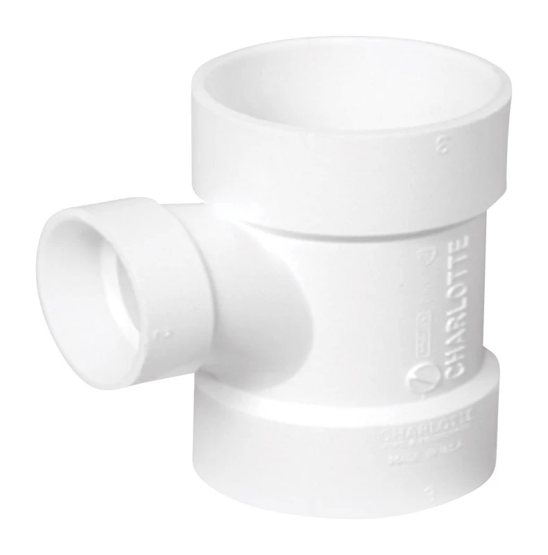 Ace Charlotte Pipe Schedule 40 3 in. Hub x 2 in. Dia. Hub PVC Sanitary Tee | Gorhams