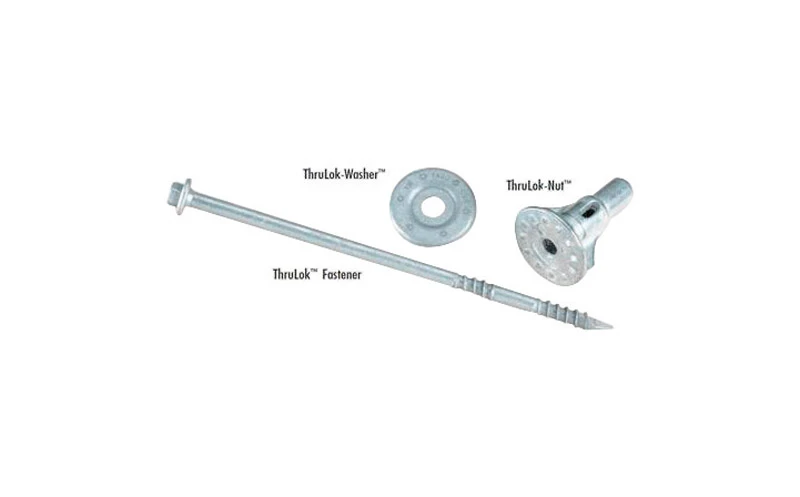 Ace FastenMaster ThruLok No. 14 x 7 in. L Hex Galvanized Wood Screws 6 ...