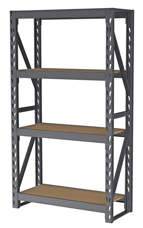 Ace Tactix 41 in. W x 17 D x 72 in. H Steel Multi Rack Shelving Unit ...
