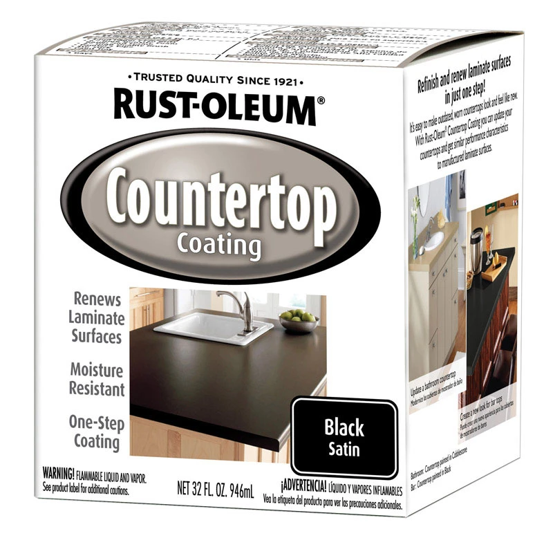 Ace Rust-Oleum Black Countertop Kit 32 oz. | Gorhams