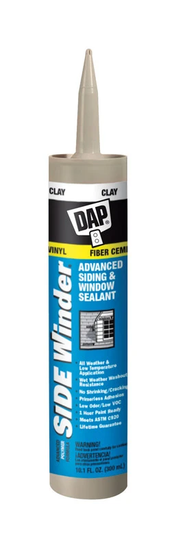 Ace DAP SideWinder Clay Polymer Siding and Window Sealant 10.1 oz ...