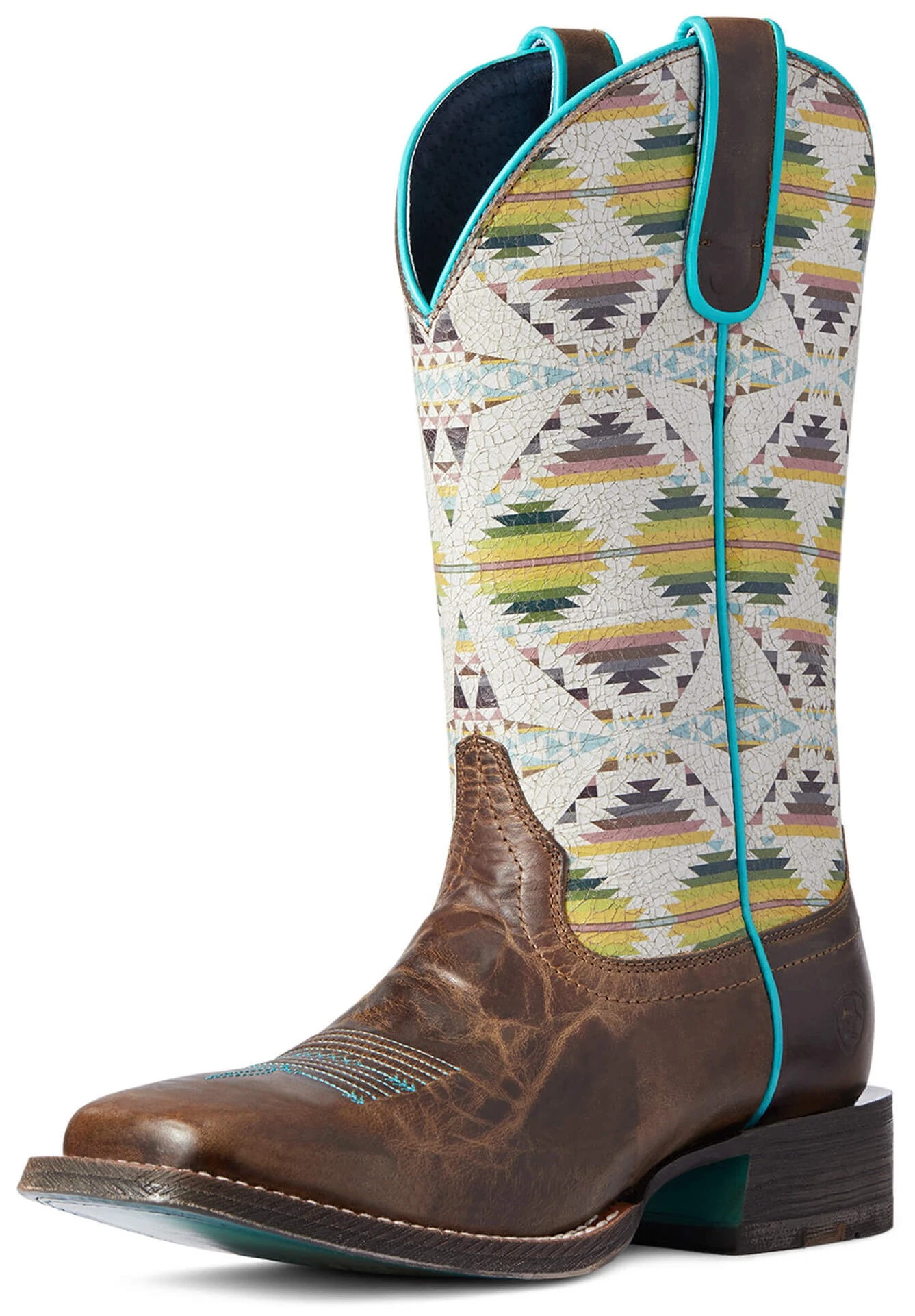 ARIAT WOMEN'S PENDLETON CIRCUIT SAVANNA WESTERN BOOT AMBER BROWN - SIZE ...