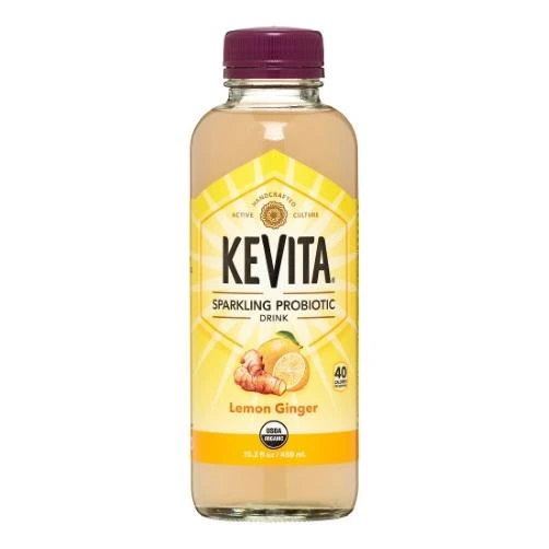 PEPSI-COLA Kevita Sparkling Probiotic Drink, Lemon Ginger, 15.2 Fl Oz | Agway of Dennis