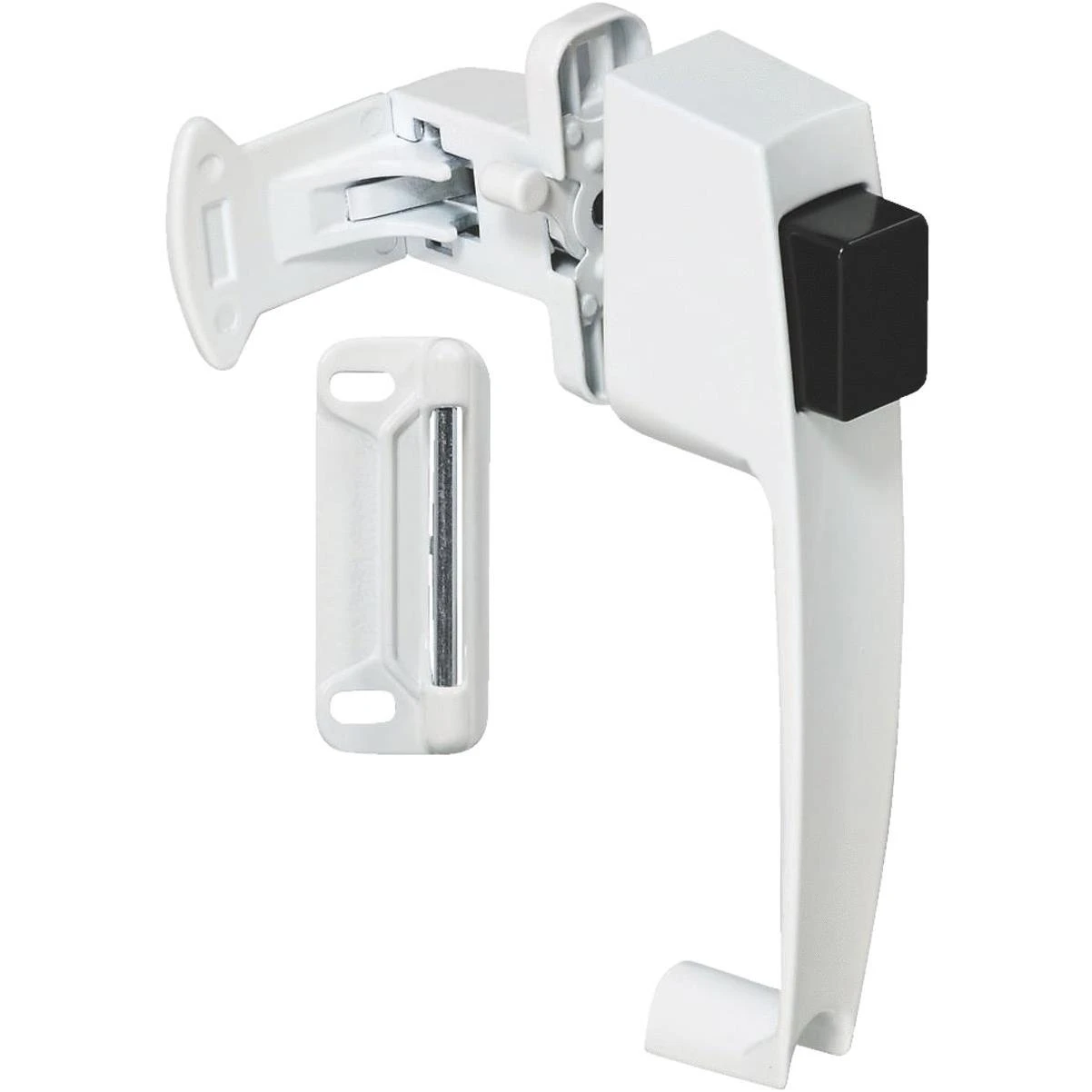 National White Push Button Latch | Elitsac, Inc.