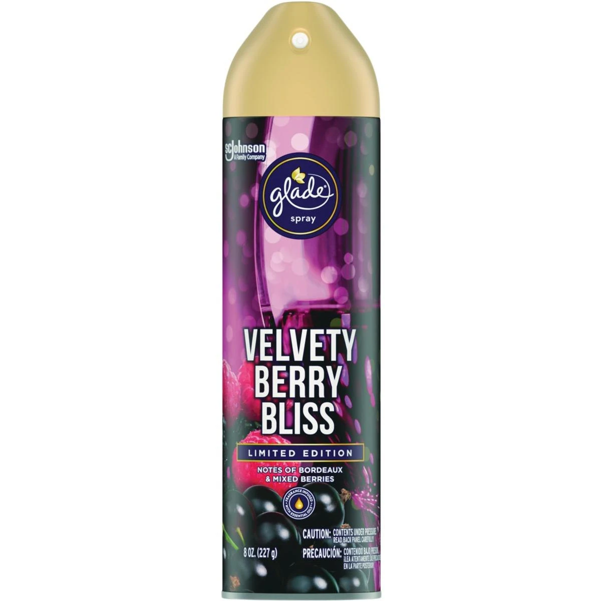 Glade 8 Oz. Velvety Berry Bliss Aerosol Spray Air Freshener | Elitsac, Inc.