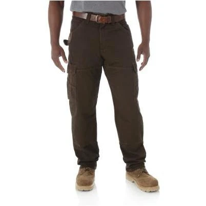Wrangler Men's Size 35 in. x 30 in. Dark Brown Ranger Pant | Jerome ...