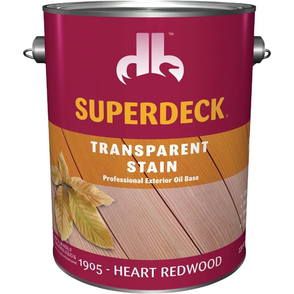 Duckback Prod Duckback SUPERDECK Transparent Exterior Stain, Heart ...