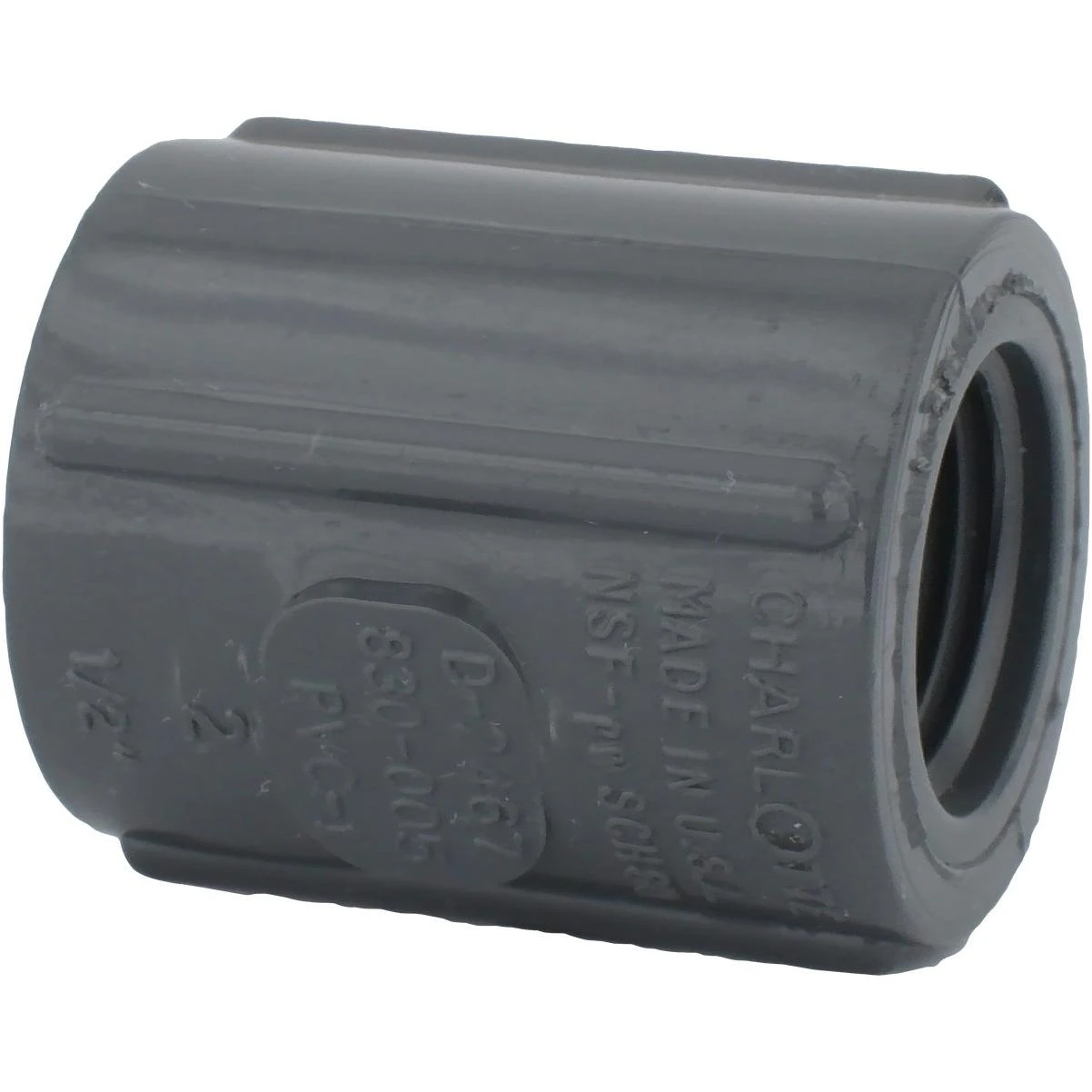 CHARLOTTE PIPE Charlotte Pipe 1/2 In. FIP x FIP PVC Coupling | Grass Valley