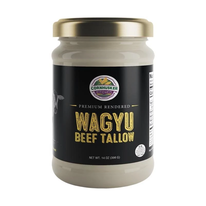 CORNHUSKER KITCHEN Cornhusker Kitchen Wagyu Beef Tallow Cooking Fat 14 ...
