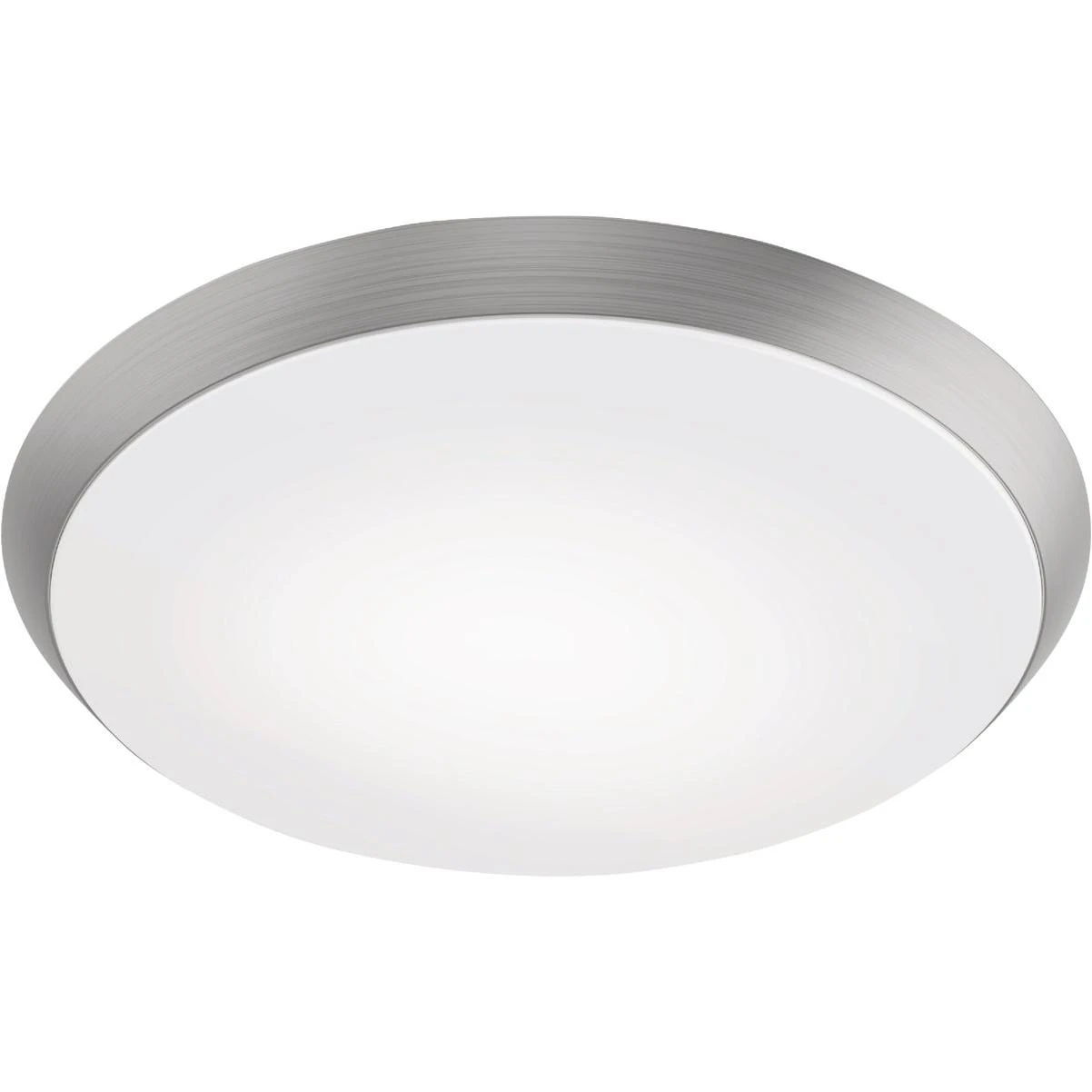 Feit 15 In. Brushed Nickel or Black LED Round CCT Flush Mount Motion ...