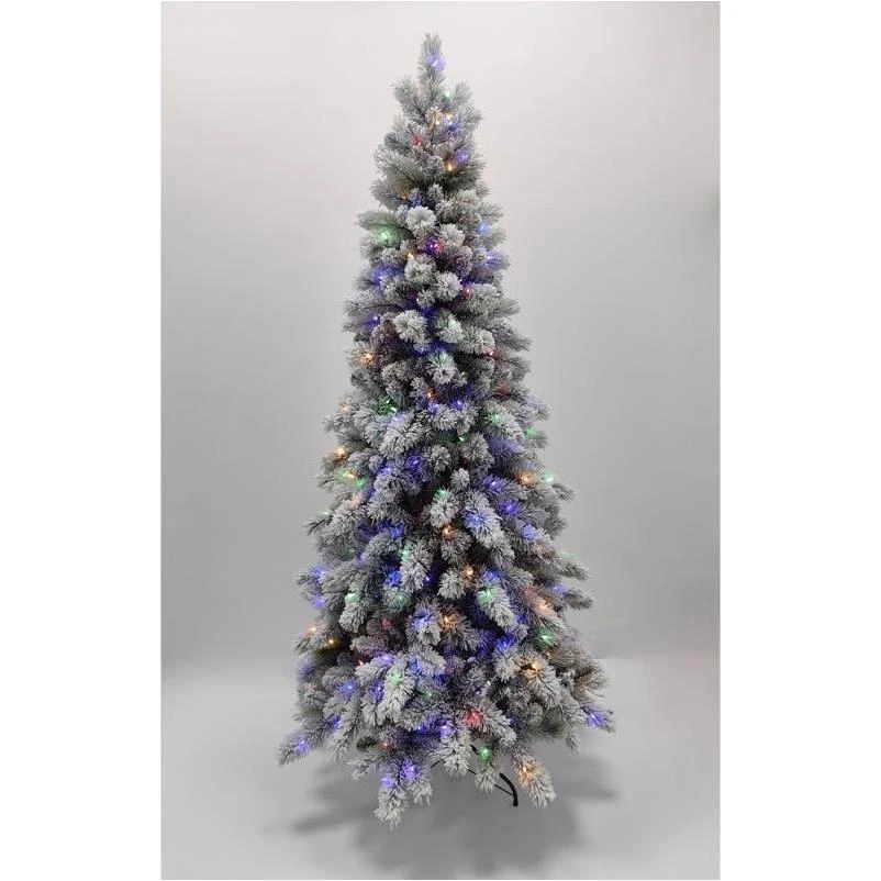 Holiday Bright Lights 7 ft. Slim LED 400 ct Arcadia Pine Sparkle Color ...