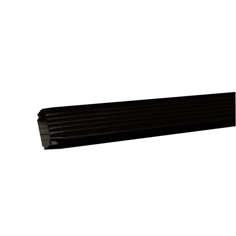 Amerimax 2 in. H X 3 in. W X 120 in. L Black Aluminum K Downspout ...