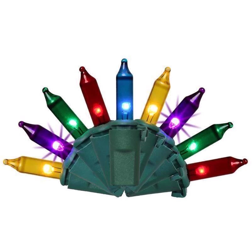Celebrations Classic LED T5 Multicolored 100 ct String Christmas Lights ...