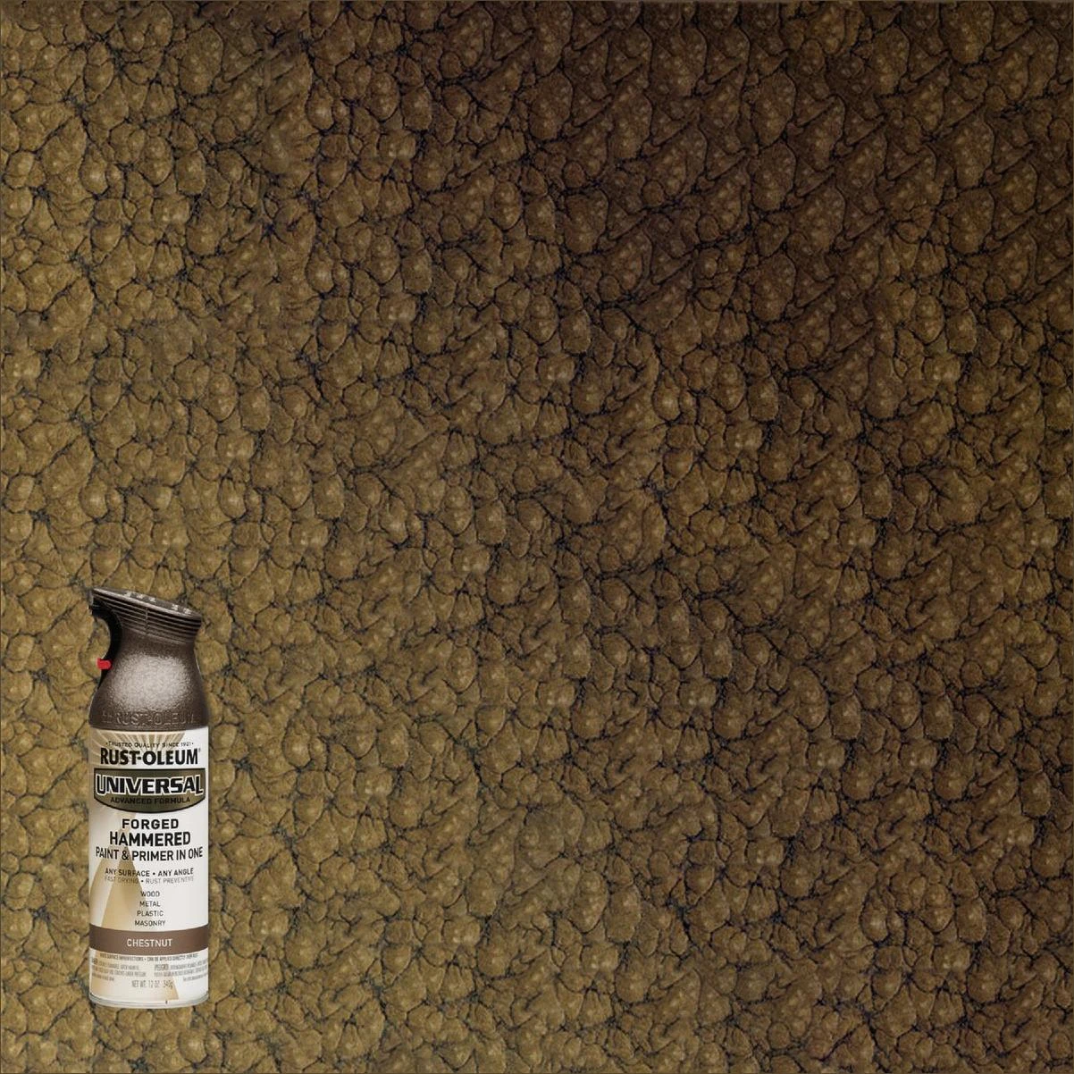 Rust-Oleum Universal 12 Oz. Chestnut Forged Hammered Spray Paint ...