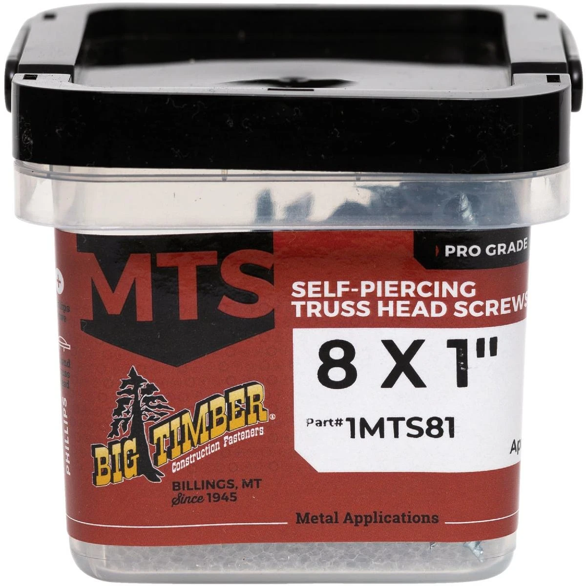 Big Timber #8 x 1 In. Modified Truss Head Sharp Point Wood Screw (1 Lb ...