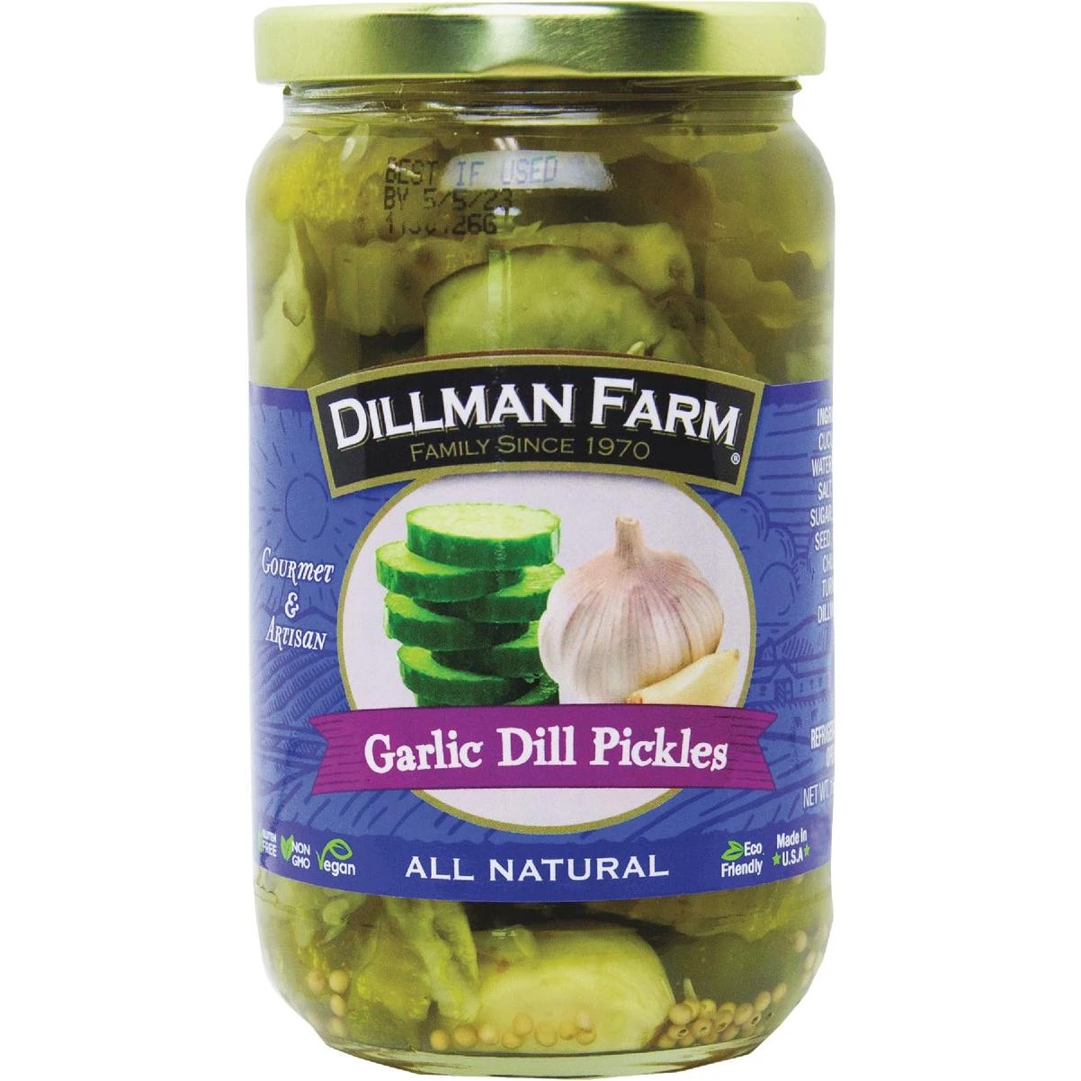 Dillman Farm Garlic Dill Pickles | Elitsac, Inc.