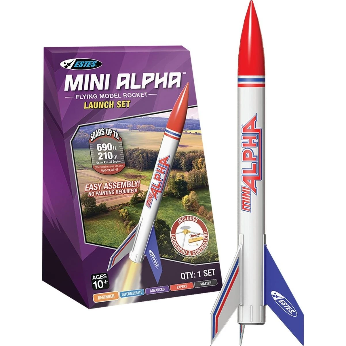 Estes Industries Mini Alpha Rocket Launch Set | Elitsac, Inc.